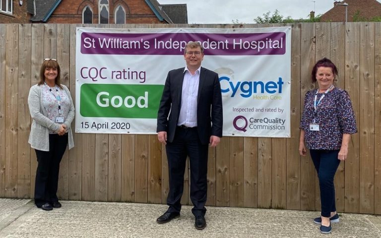 Peter Gibson, MP for Darlington, visits Cygnet St William’s - Cygnet