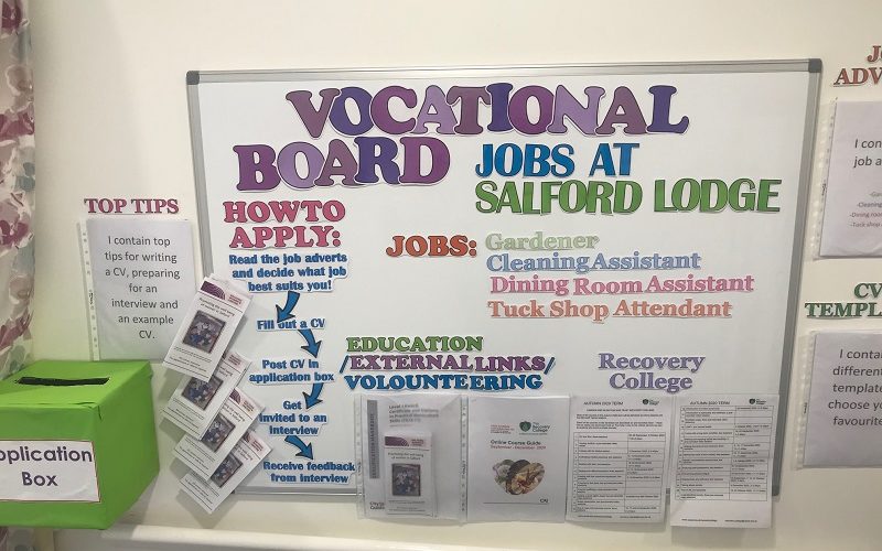 Cygnet Lodge Salford's new Vocational Board - Cygnet