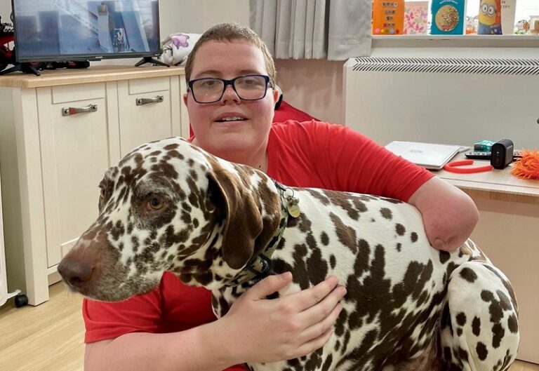 Trinity Lodge resident reunited with her best friend Pongo - Cygnet
